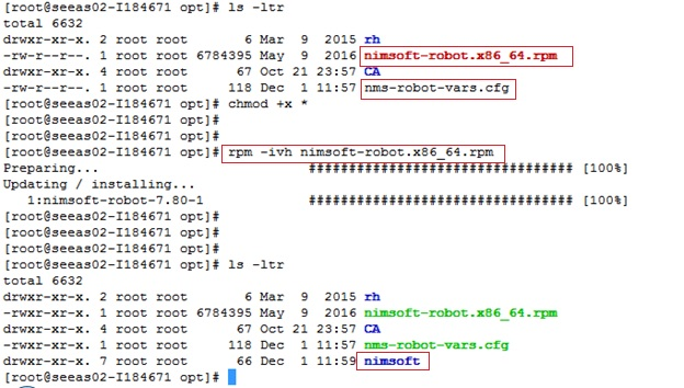 Installing Single Robot using RPM and Answer file on Linux environment